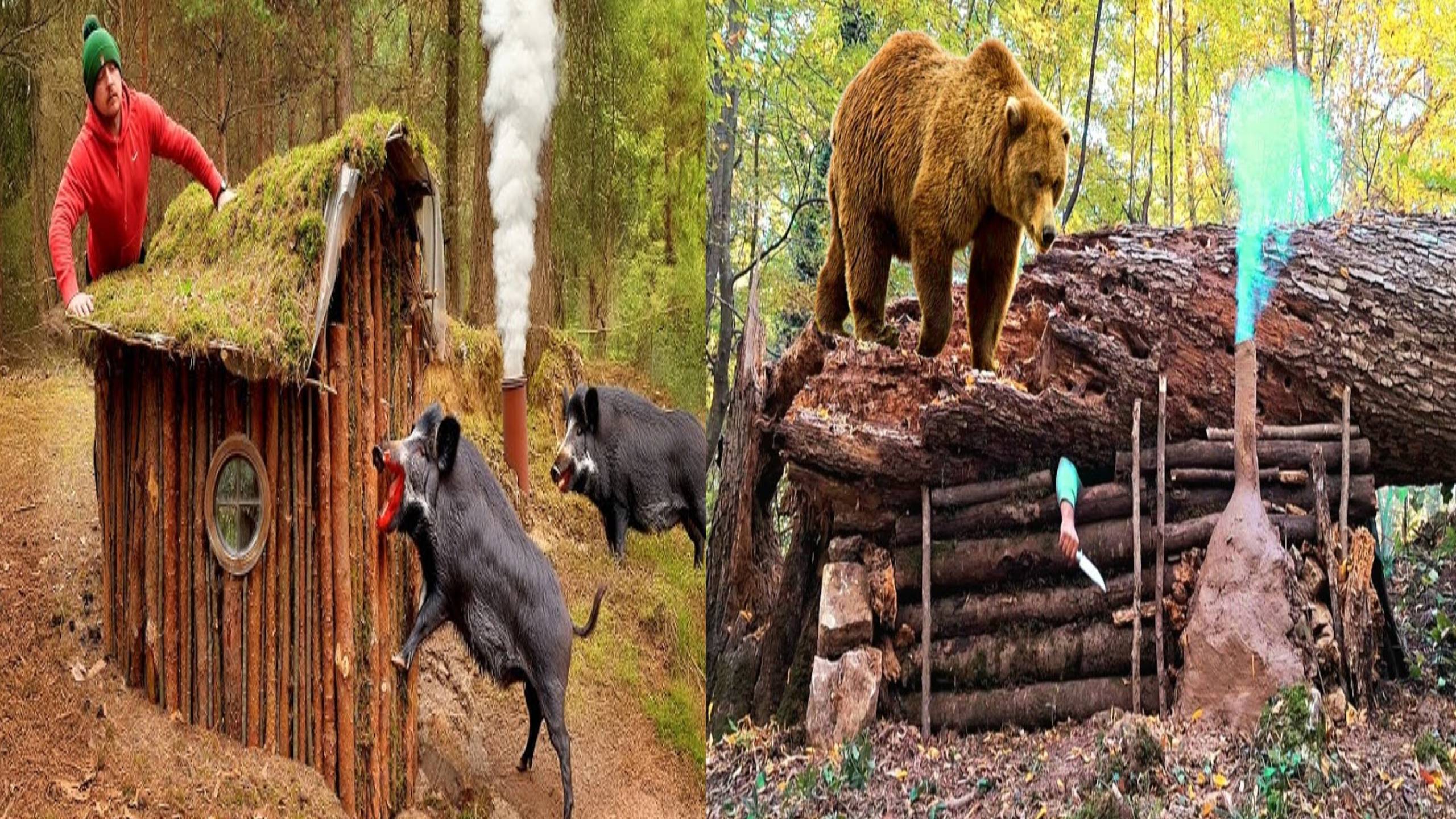 Sanctuary in the Sky: Building a Safe Tree Shelter with a Fireplace to ...